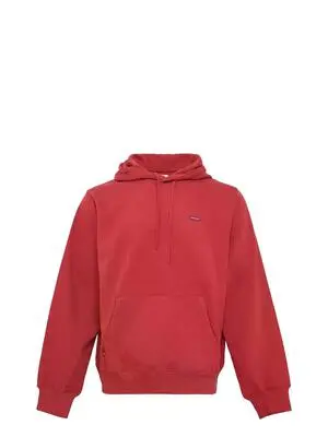 THISISNEVERTHAT Logo-patch Drawstring Hoodie - Red