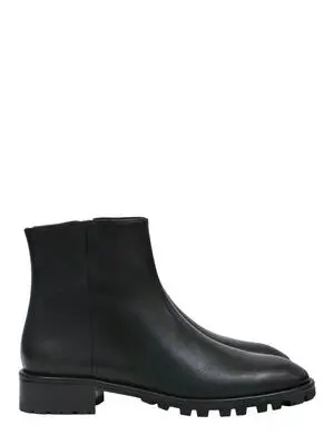 STUART WEITZMAN Maelie Round-toe Ankle Boots - Black