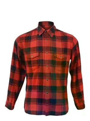 Saint Laurent Plaid-pattern Shirt - Red