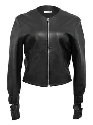 JW Anderson Cut-out Zip-up Jacket - Black