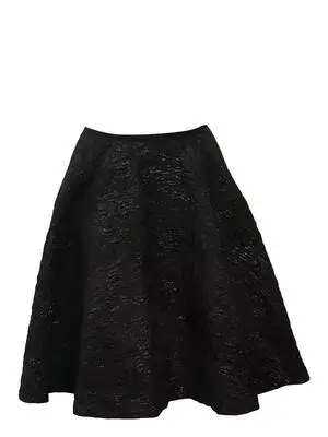 LANVIN Jacquard A-line Mini Skirt - Black