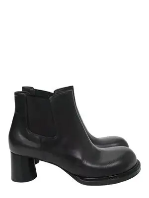 Bottega Veneta Cliff Leather Chelsea Boots - Black