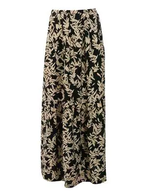 BA&SH Tally Printed Maxi Skirt