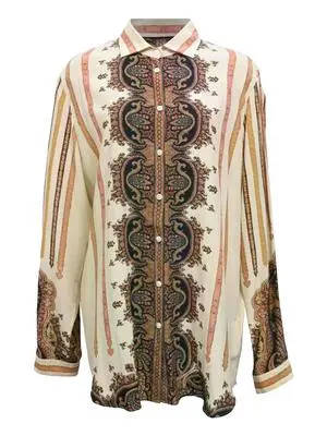Etro Printed Button-down Shirt - Neutrals