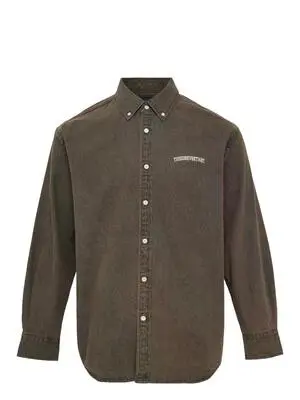 THISISNEVERTHAT Washed Denim Shirt - Brown