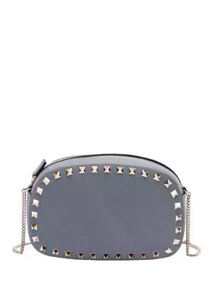 Valentino Garavani Mini Rockstud Cross Body Bag - Grey