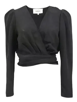BA&SH Oxane Pleated Wrap Blouse