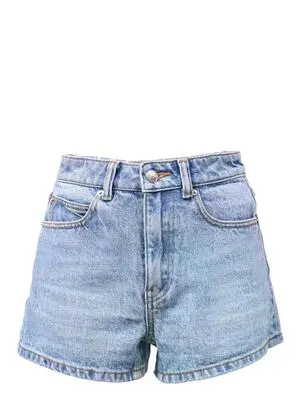 Alexander Wang High-rise Denim Shorts - Blue