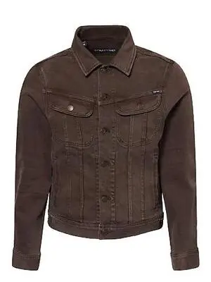 TOM FORD Icon Cotton Cord Denim Jacket - Dark Chocolate