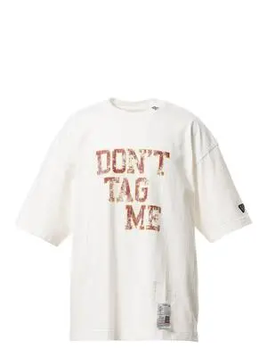 Mihara Yasuhiro Don't Tag Me Printed Tee White White