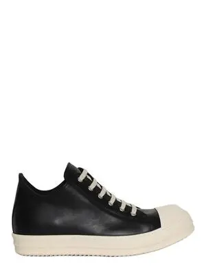 Rick Owens Temple Low Sneakers - Black