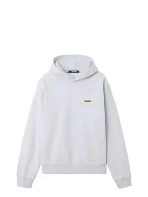 Jacquemus Gros Grain Hoodie - Gray