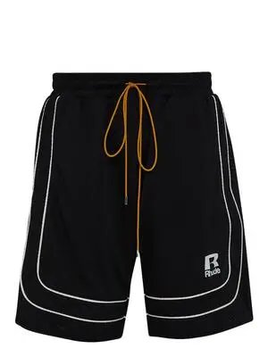 Rhude Baggy Mesh Basketball Short - Black
