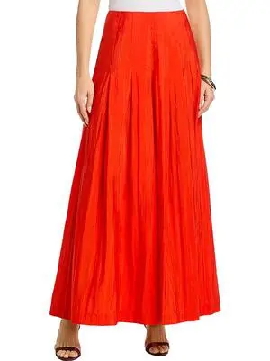 Cinq À Sept Jagger Wide Leg Pants - Red Tangerine
