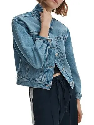Rag & Bone Marie Trucker Jacket - Everglade
