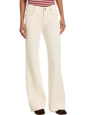 Rag & Bone Ruby High-rise Flare Leg Trousers - Ecru