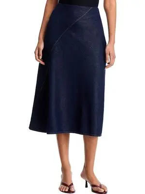 Rag & Bone Lisbon Denim Skirt - Oceanrinse