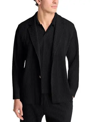 Issey Miyake Basics Ribbed Blazer - Black