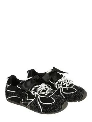NAKED WOLFE Adored Suede Sneakers - Black