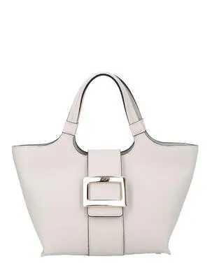 ROGER VIVIER Belle Vivier Mini Bag - White