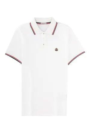 MONCLER Polo With Logo Patch
