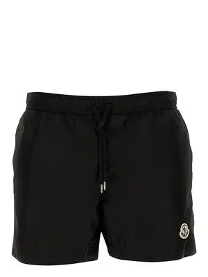 Moncler Boxer Costume With Logo - Black