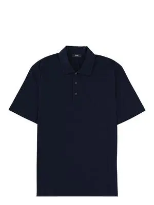 Herno Cotton Polo - Blue