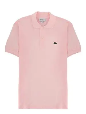 Lacoste Polo With Logo - Pink