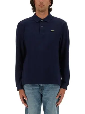 Lacoste Polo With Logo - Blue