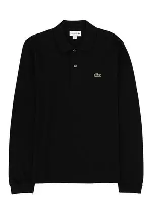 Lacoste Polo With Logo - Black