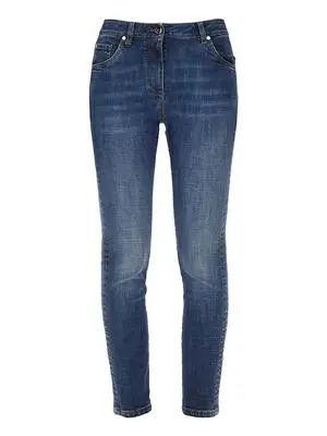 Brunello Cucinelli Slim Fit Pants - Denim