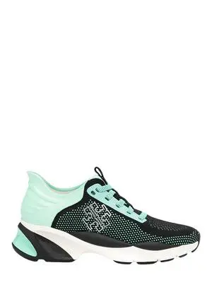 Tory Burch Good Luck Knit Trainer - Black Mint