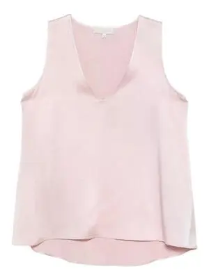 Antonelli Firenze Angelica V-neck Sleeveless Top - Pink