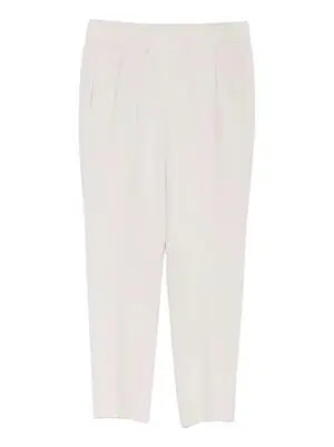 Brunello Cucinelli Elasticated-waistband Trousers - Neutrals