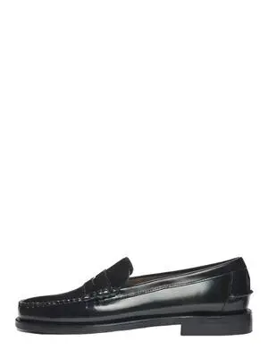 SEBAGO Dan Penny Leather Loafers - Black