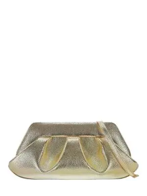 THEMOIRE Gea Laminated Clutch - Gold