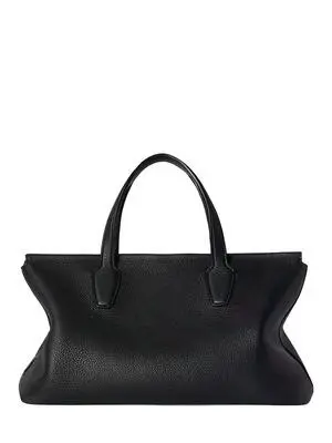 THE ROW Leather Tote - Black
