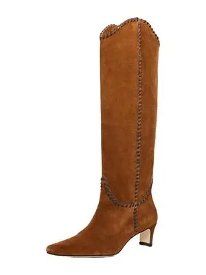 Staud Western Wally Boots - Tabac/espresso