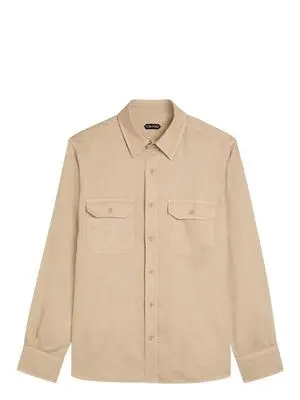 TOM FORD Cotton And Linen-blend Shirt