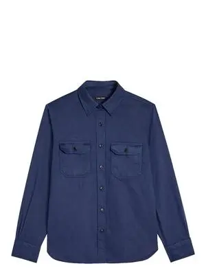 TOM FORD Cotton And Linen-blend Shirt