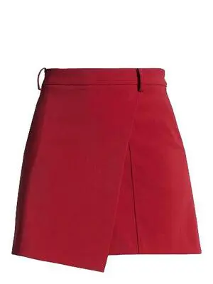 Patrizia Pepe Divided Skirt Shorts - Red