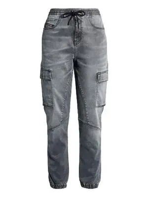 DIESEL® Lyocell-blend Cargo Jeans - Grey