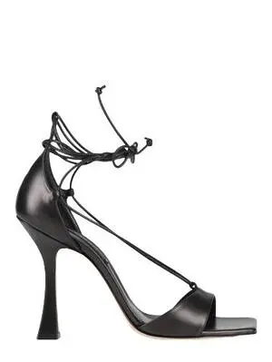 Casadei Sandals In Leather - Black