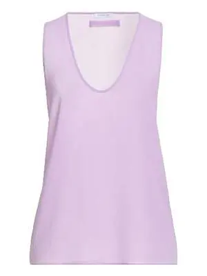 Patrizia Pepe Crepe Top - Purple