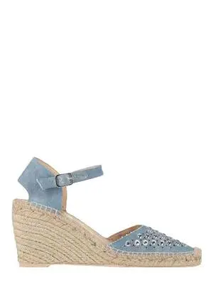 RAS Espadrilles With Buckle-fastening Ankle Strap - Blue