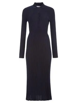 Gabriela Hearst Ardor Knit Maxi Dress - Navy