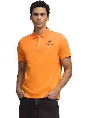 PUMA Mclaren Racing Logo Polo Shirt - Orange