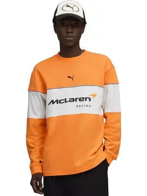 PUMA Mclaren Racing Long Sleeve T-shirt - Orange