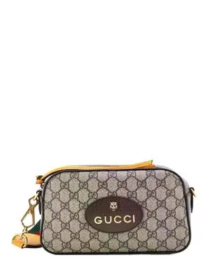 Gucci Neo Vintage Camera Messenger Bag Gg Coated Canvas - Brown
