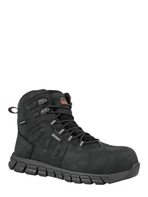 HOSS BOOT COMPANY Tikaboo 6-inch Composite Toe Waterproof Work Boots - Black